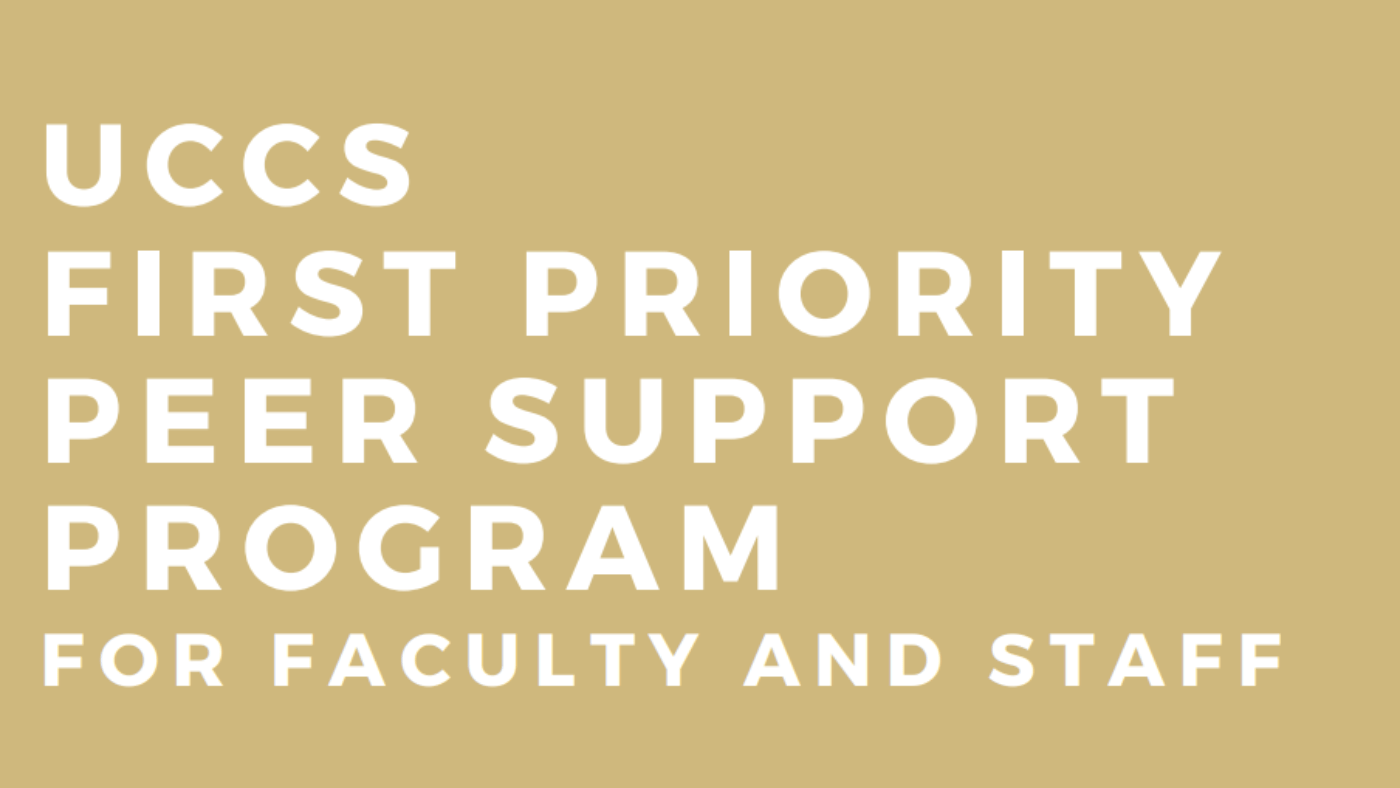 First Priority Peer Support Program offers opportunities to seek, and ...